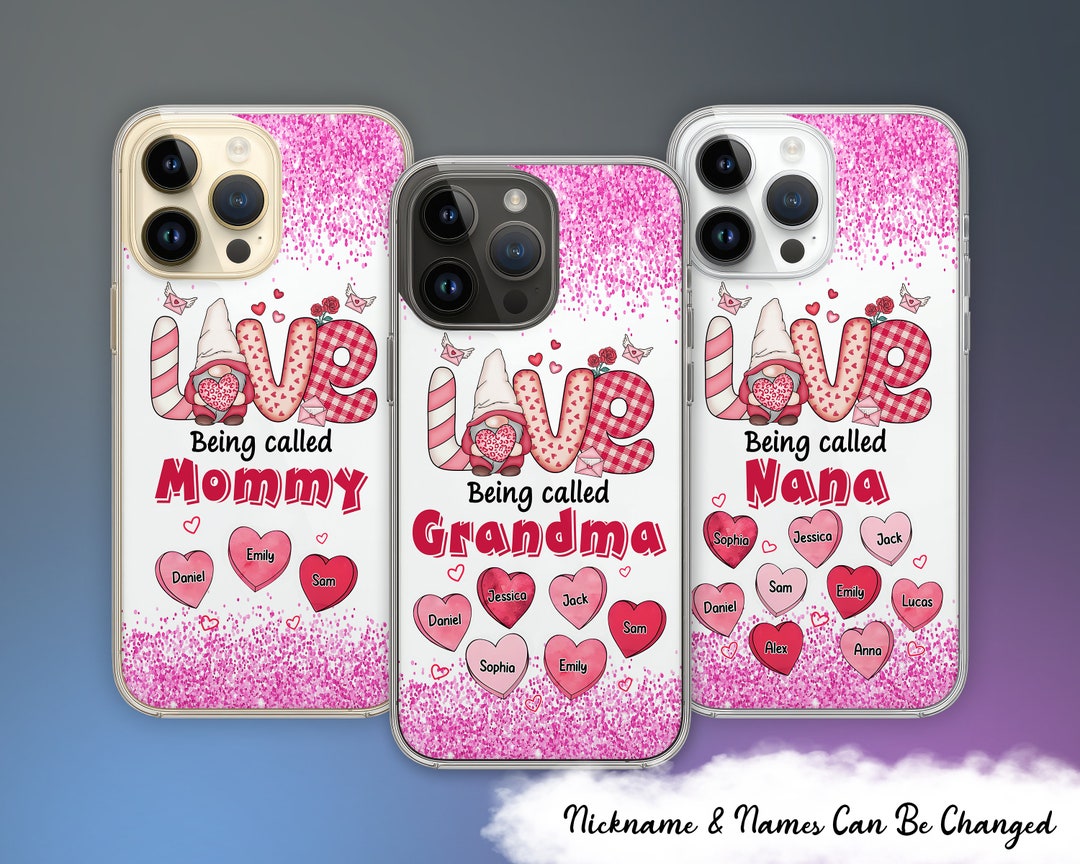 Love Being Called Grandma Mom Sweet Heart Kids Personalized Phone Case ...
