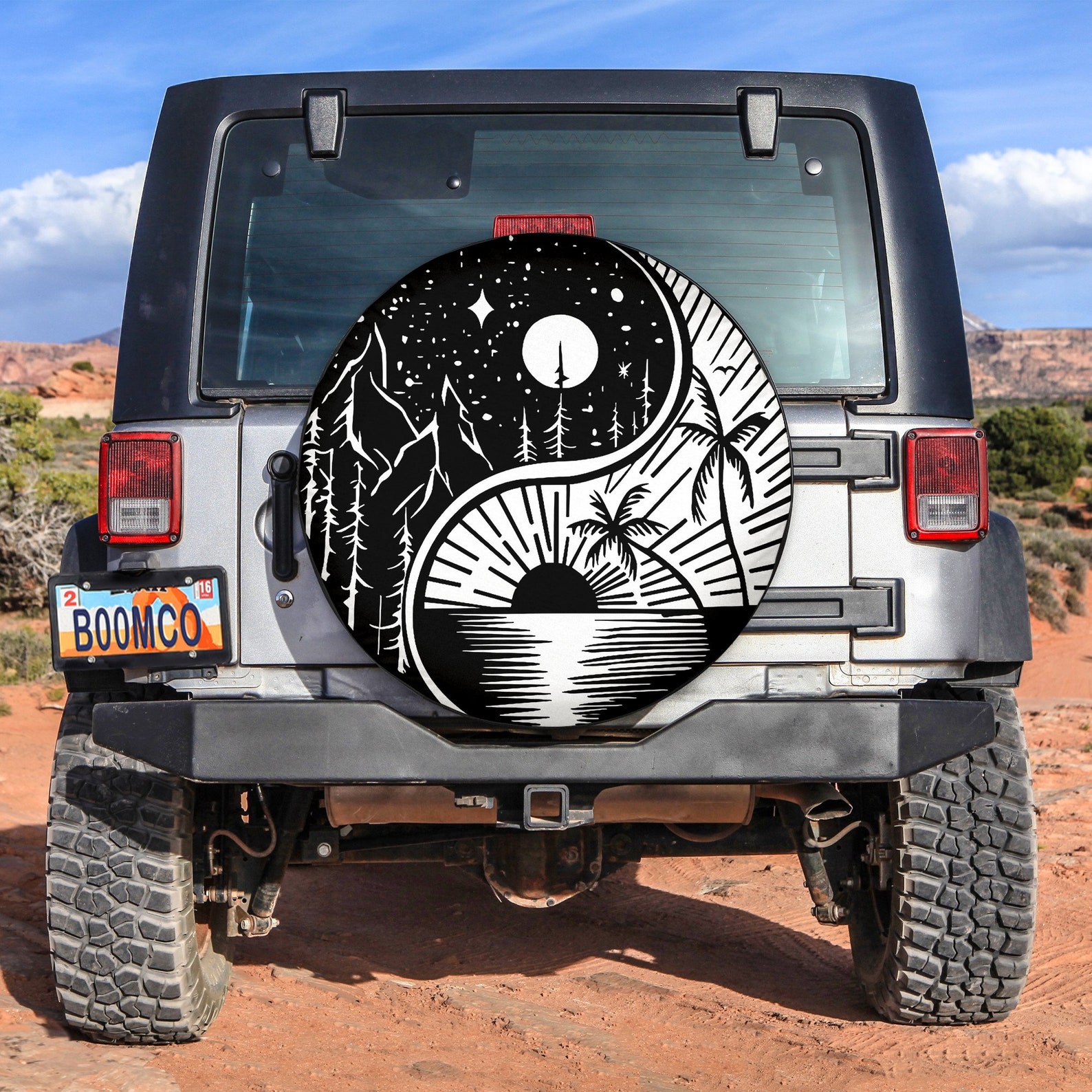 Spare Tire Cover for Camper Yin Yang Tree of Life Spare Tire - Etsy