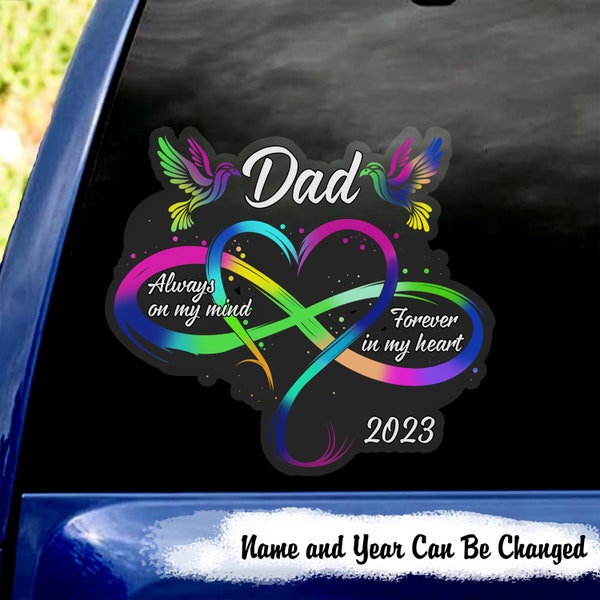 In Loving Memory Car Decal - Etsy