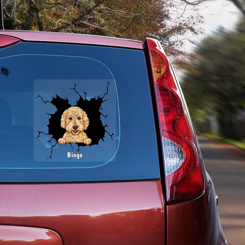 Dog Car Decals - Etsy