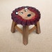 Children's Chair Stool Wooden Lion Theme - Etsy