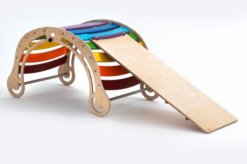 XXL JUMBO Rocker Foldable Option Montessori Swing Rocker With Climbing ...