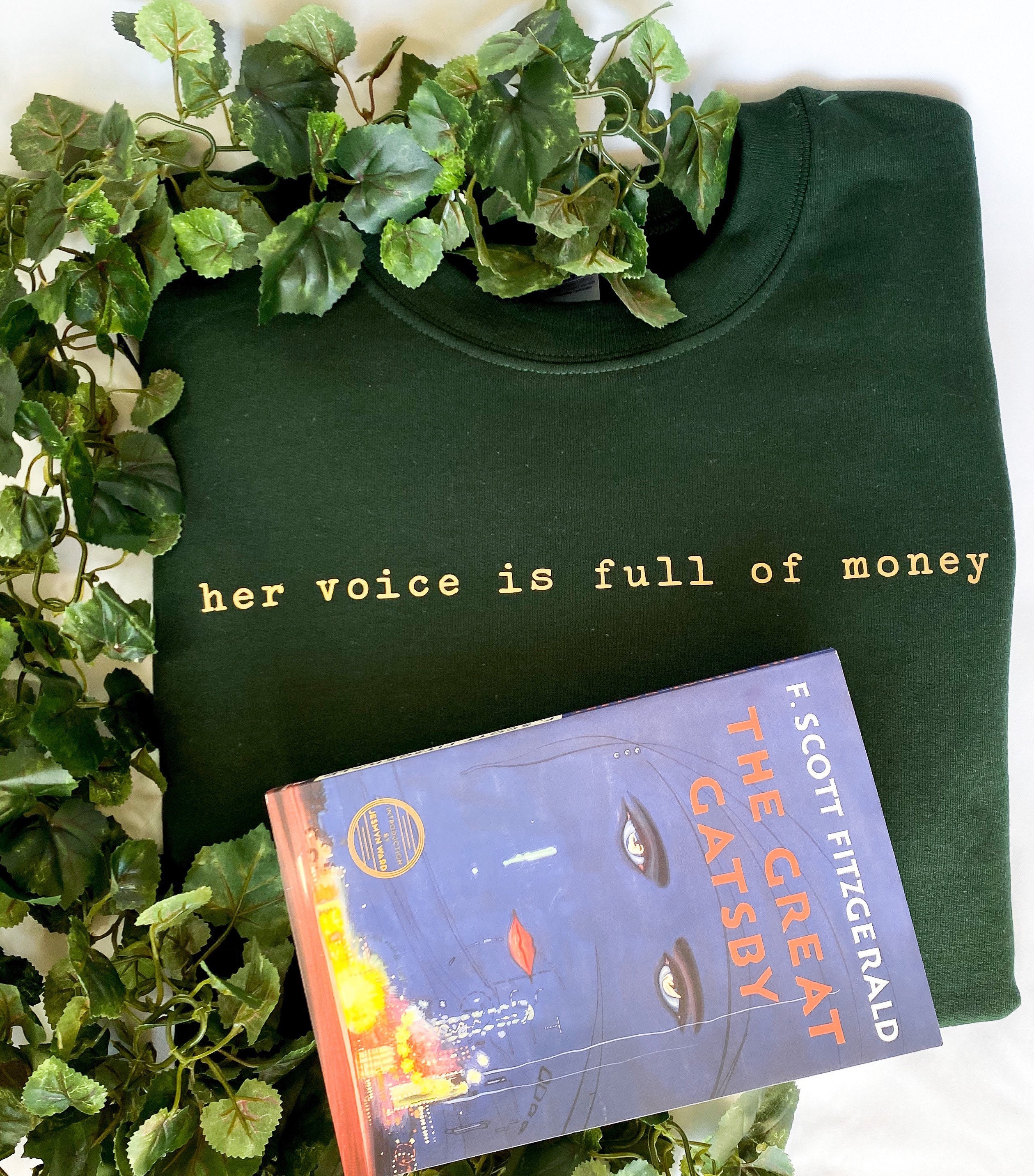 The Great Gatsby Her Voice Is Full Of Money Etsy the-great-gatsby-her-voice-is-full-of-money-etsy