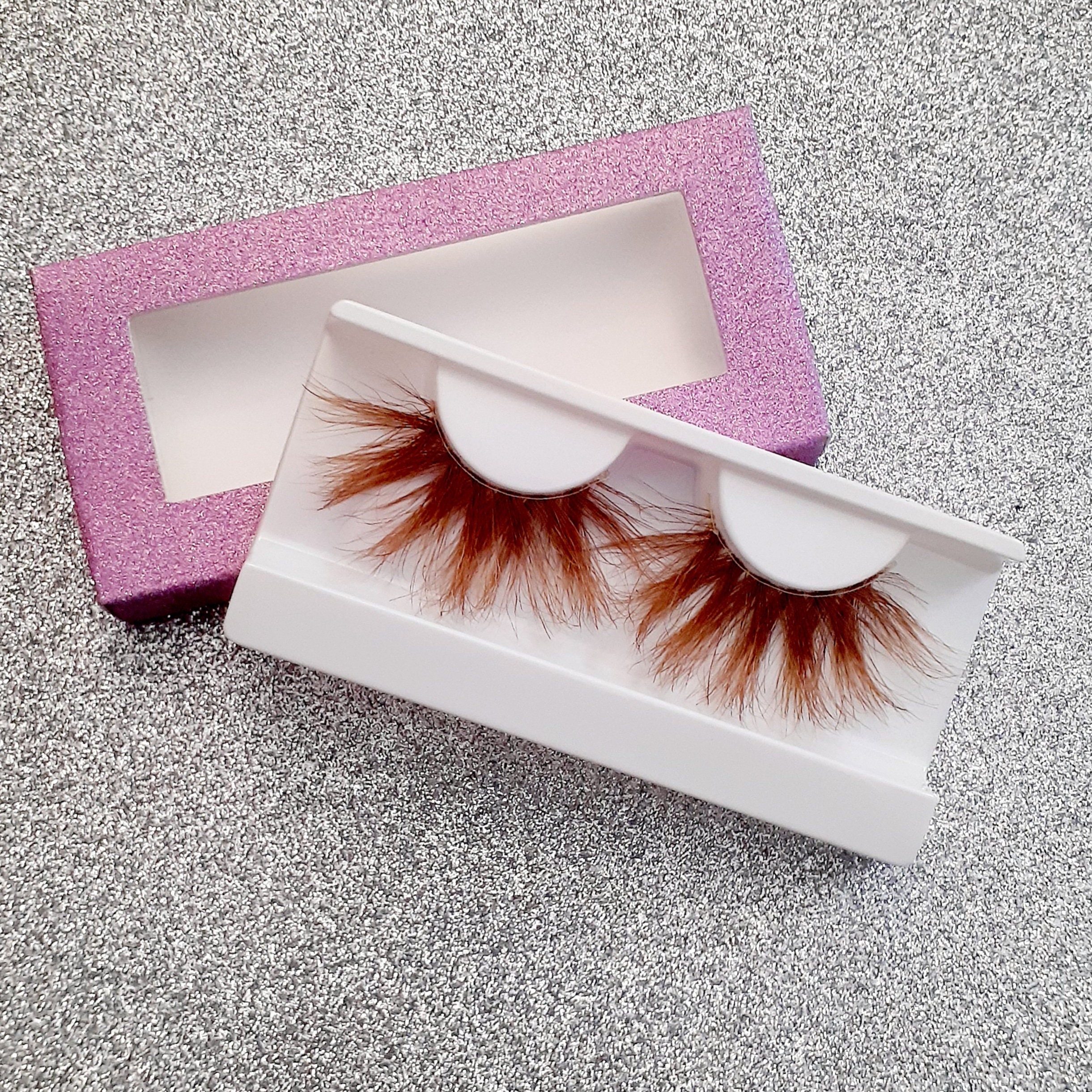 Mink Lashes L Colored L 100% Mink L 20-25mm With Hand Made - Etsy