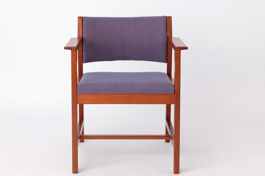 1 of 2 Vintage BM73 Armchair by Børge Mogensen for Fredericia, 1960s ...