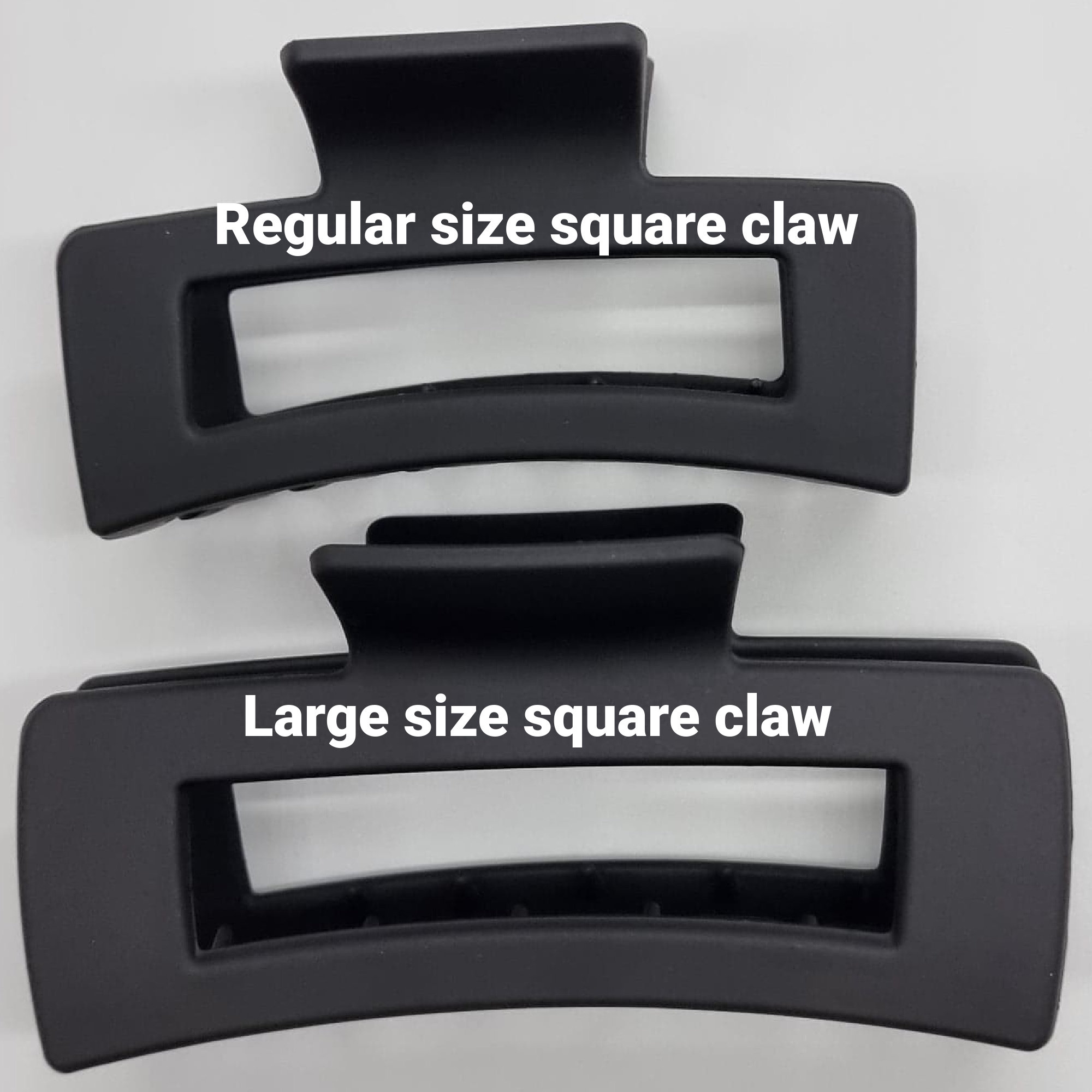 Regular Rectangle Claw Clip Matte Hair Claws Hair Claw - Etsy Australia