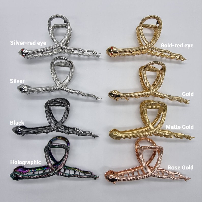 Snake Metal Claw Clip Hair Claws Hair Accessories Thick - Etsy Australia