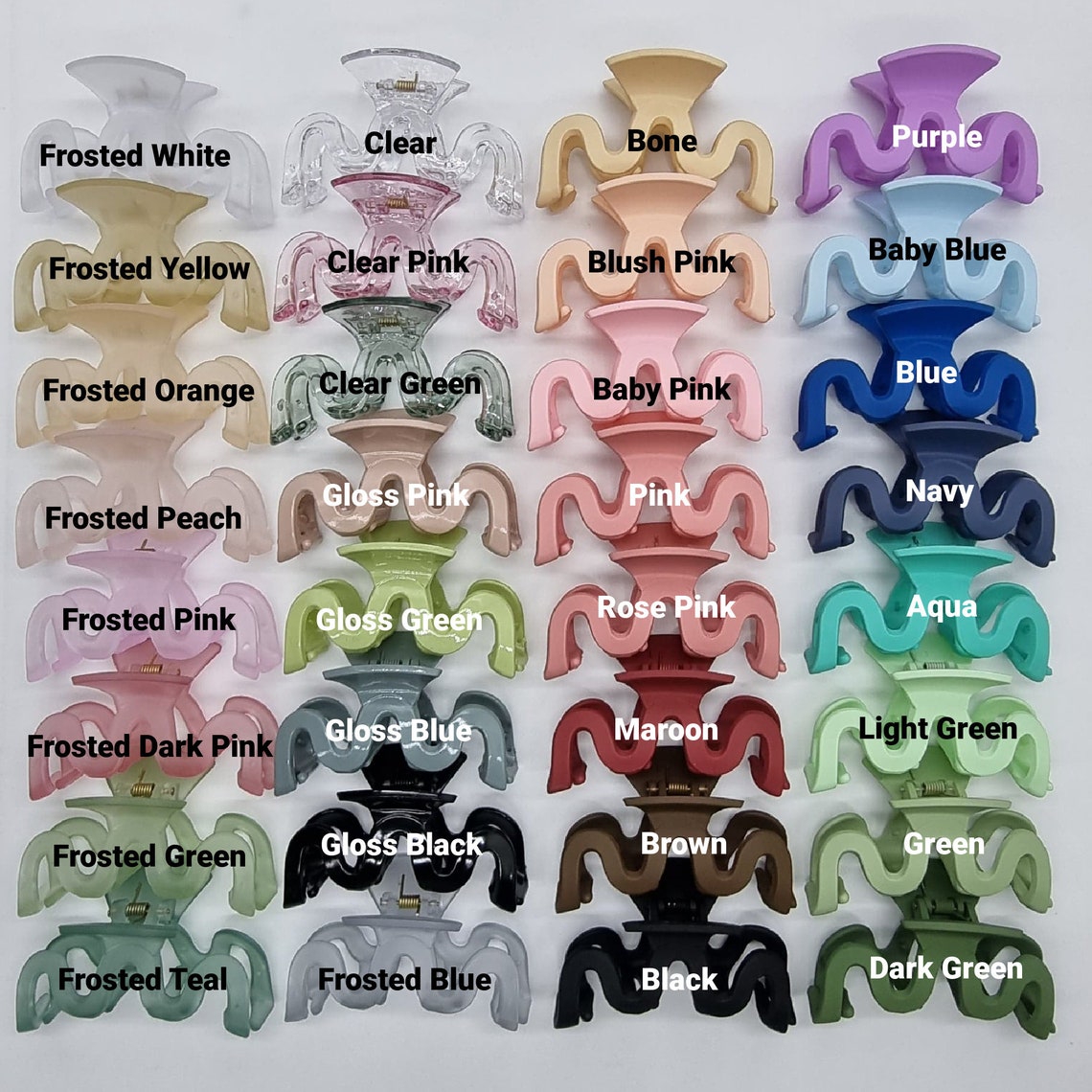 Wavy Claw Clips Hair Claws Hair Accessories Thick Hair - Etsy