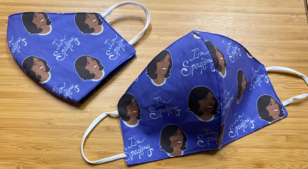 Kamala Harris I'm Speaking Cotton Face Mask - Etsy