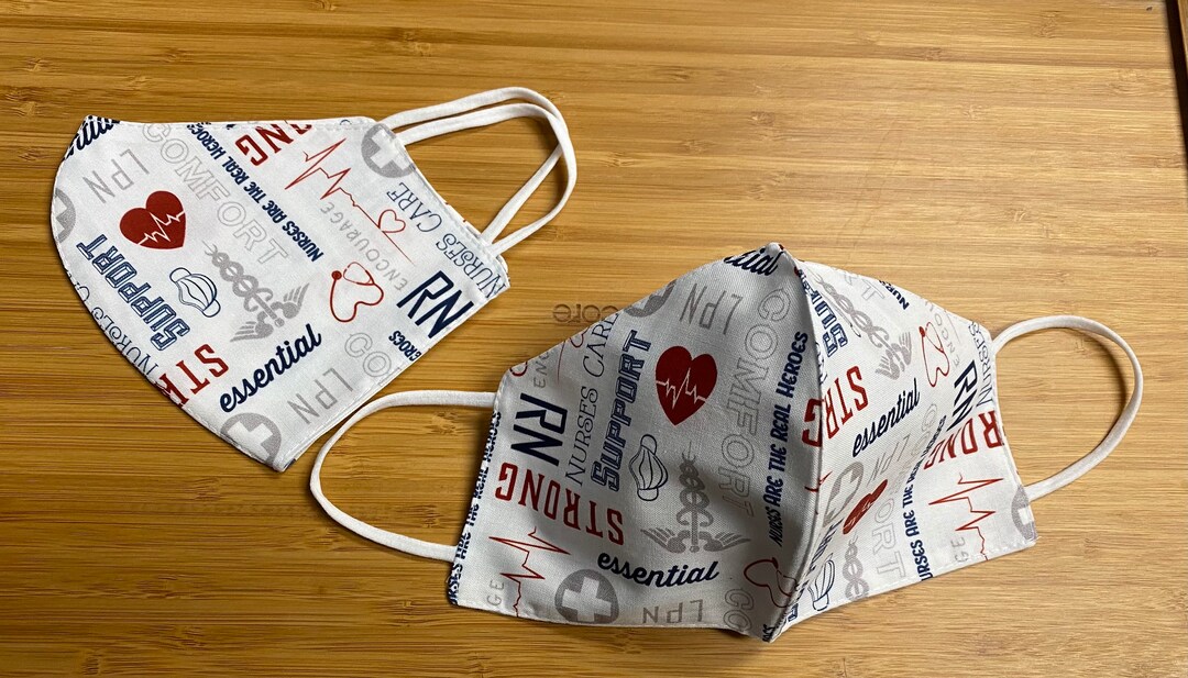 Nurses Care - Cotton Facemask - Etsy