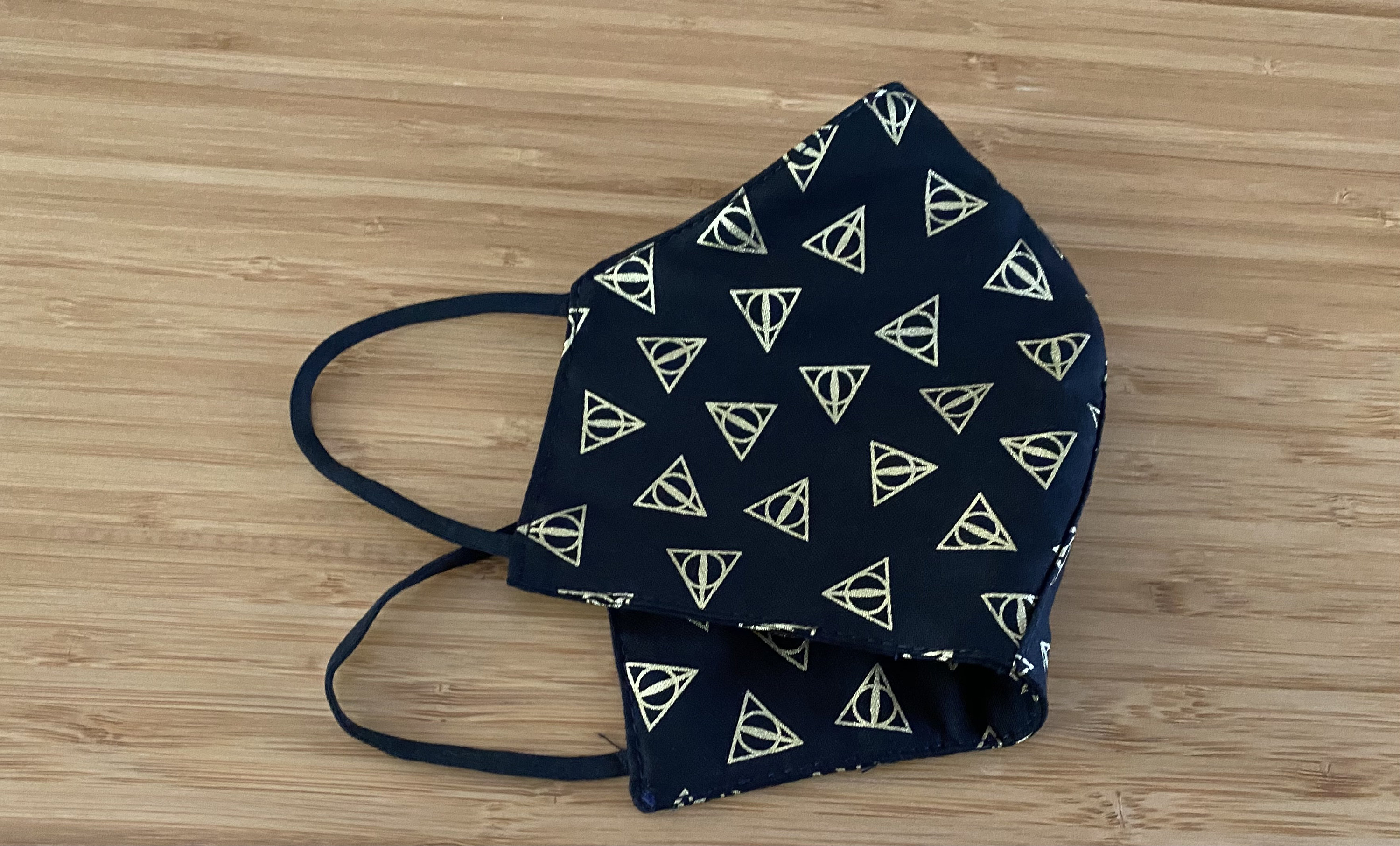 Deathly Hallows Cotton Face Mask - Etsy UK