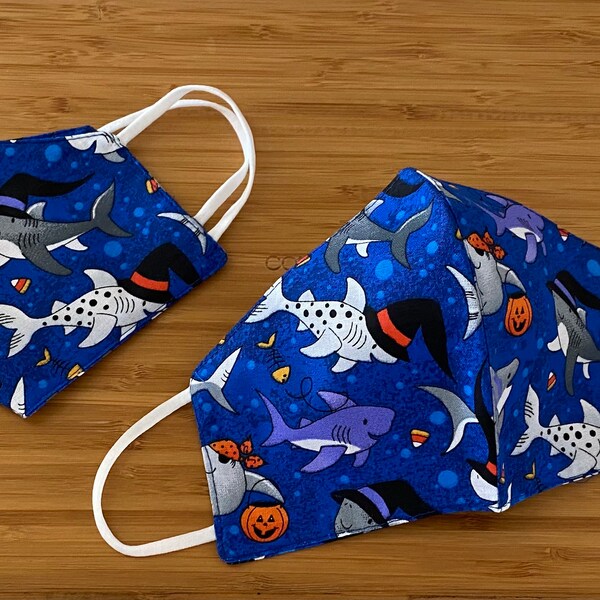 Shark Face Mask - Etsy