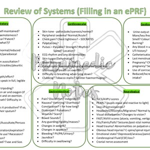 Review of Systems (filling in an Eprf) - Etsy UK
