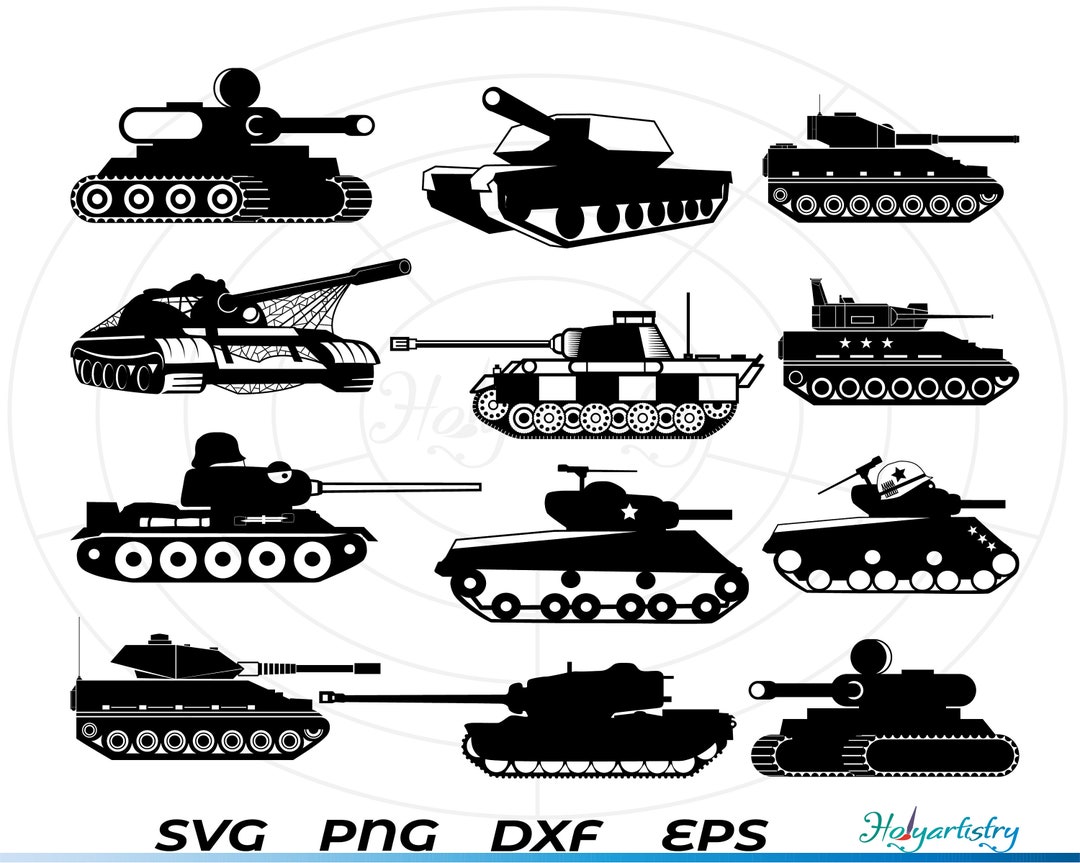 Army Tank SVG, Tank Silhouette, Soldier Tank Svg, Military Vehicles Svg ...