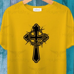 Crown and Cross SVG, Crown and Cross Cutting File for Cricut, Vector ...