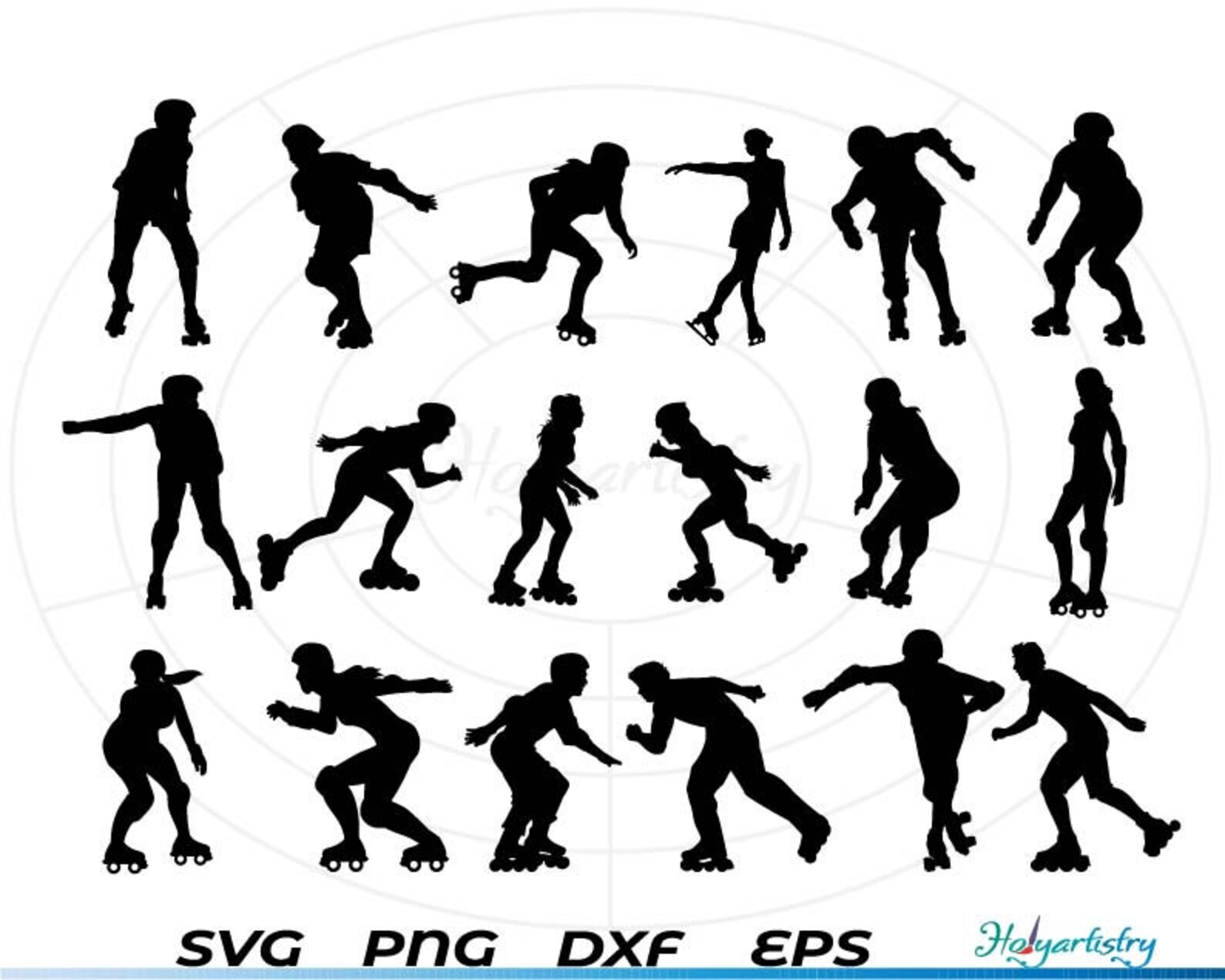 Roller Skate Svg, SVG Files for Cricut, Roller Skate Silhouette, Roller ...