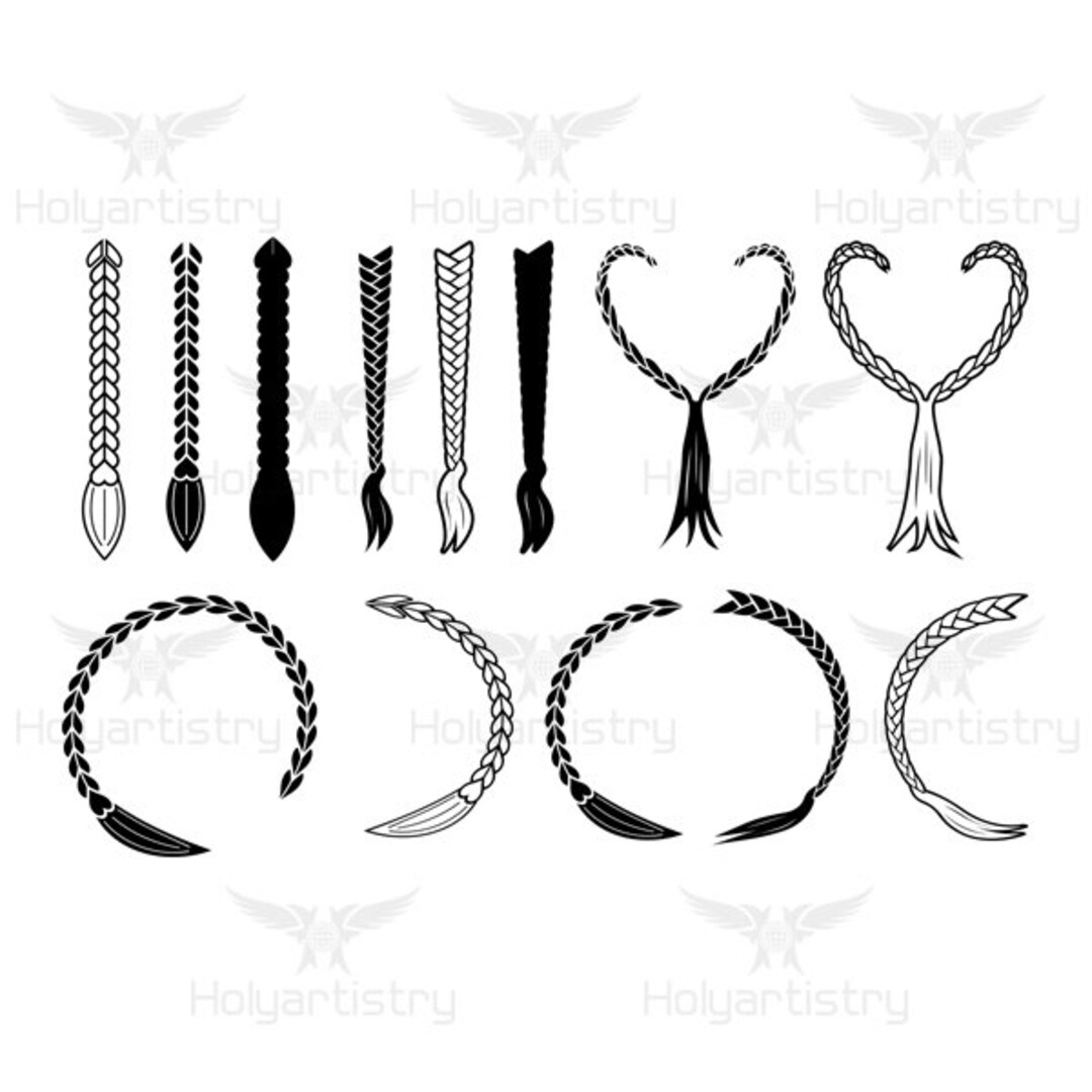 Hair Style SVG, Women Hair Style Svg and Cutting File for Cricut ...