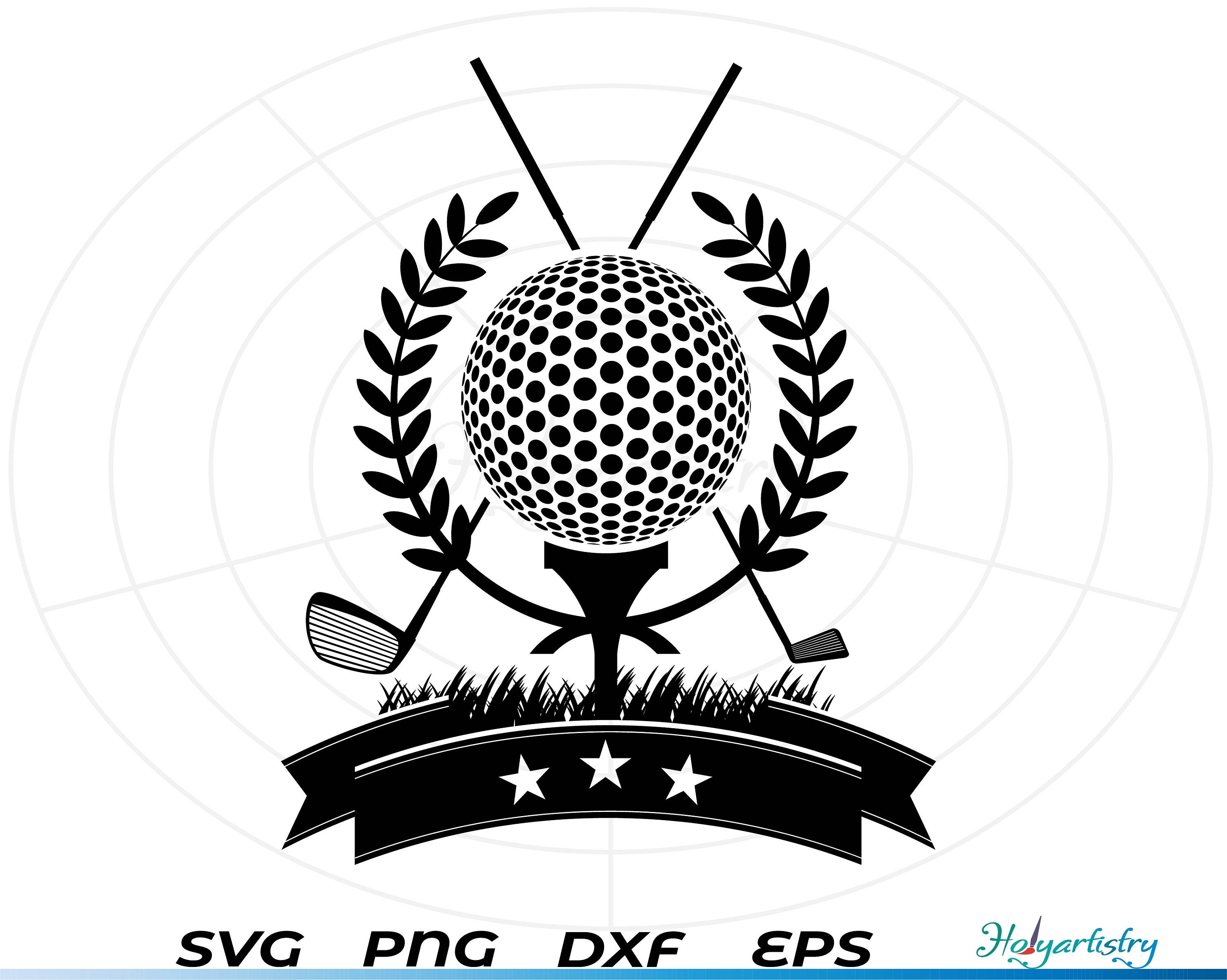 Golf Ball Svg, Golf Club, Golf Tee, Golfer Svg, Golf Monogram Svg ...