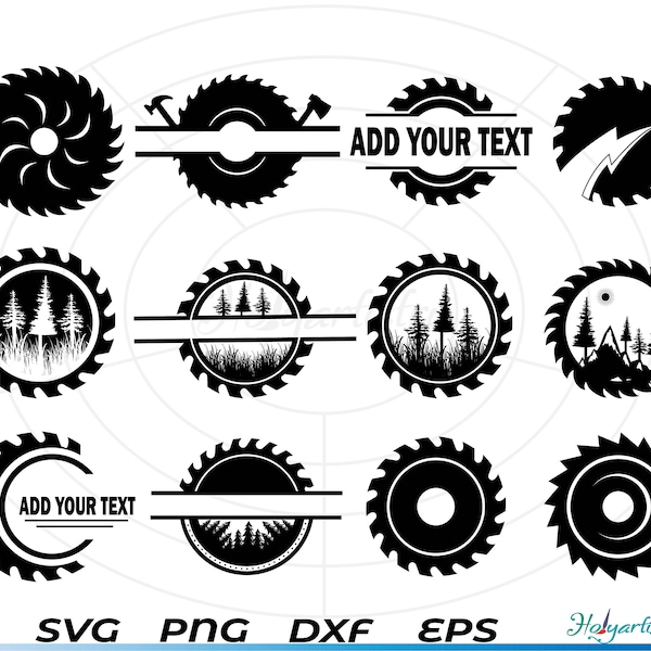 Saw Blade Dxf Files - Etsy