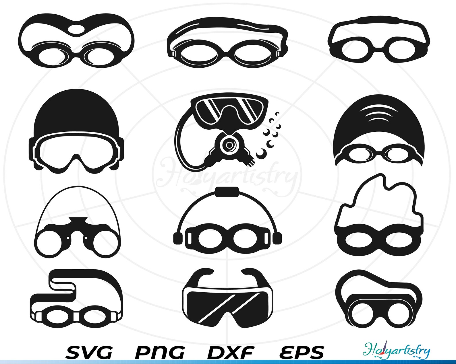 Swimming Goggles SVG, Swim Goggles Svg, Swimmer Svg, Goggles Svg ...