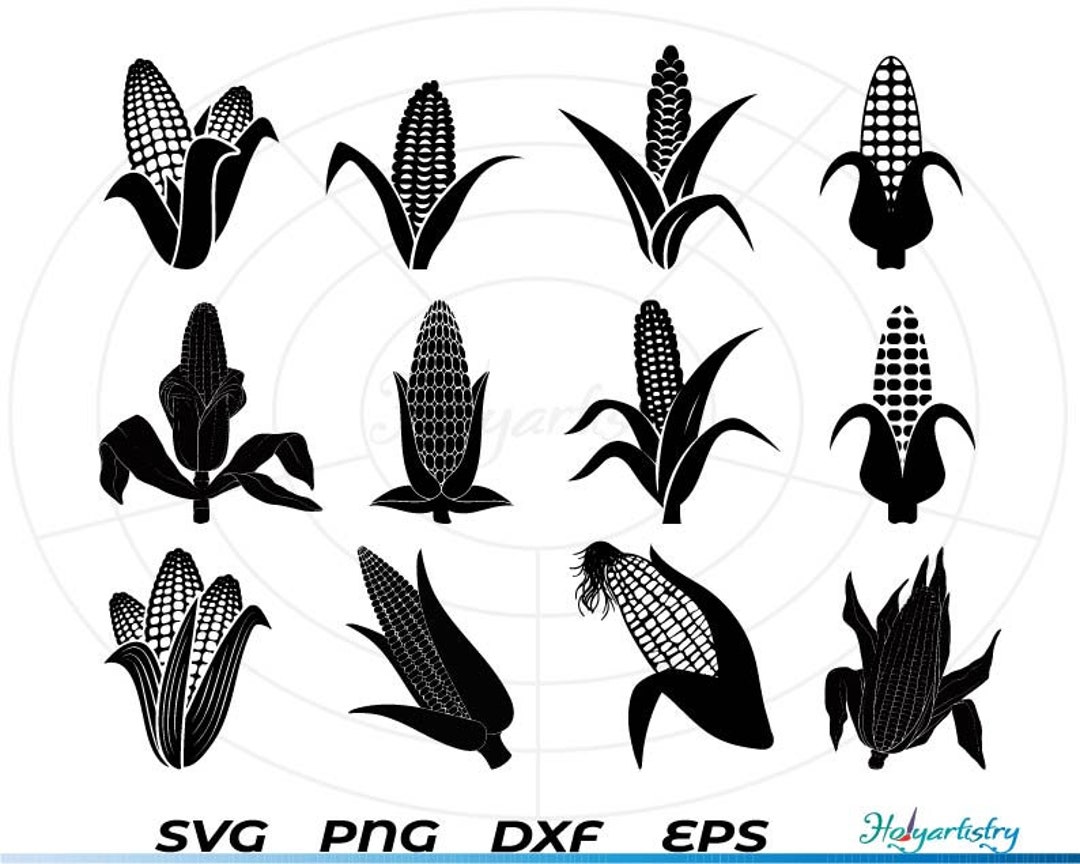 Corn SVG Bundle, SVG Files for Cricut, Corn Clipart, Farm Svg ...