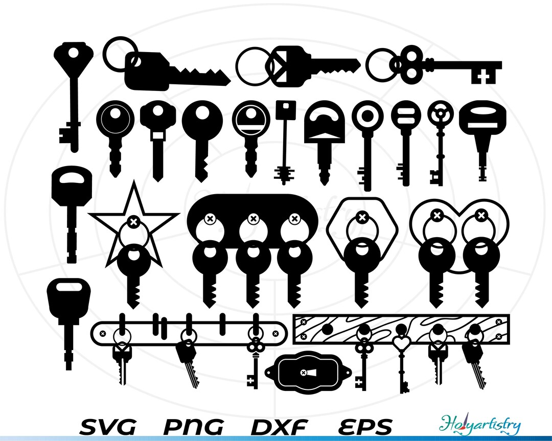 House Keys SVG, Vintage Keys Png,keys Clipart, Car Keys Svg,home Keys ...