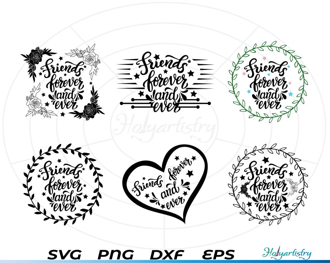 Friends Forever SVG | Best Friends SVG | BFF Svg | Bff Cut File | Best ...
