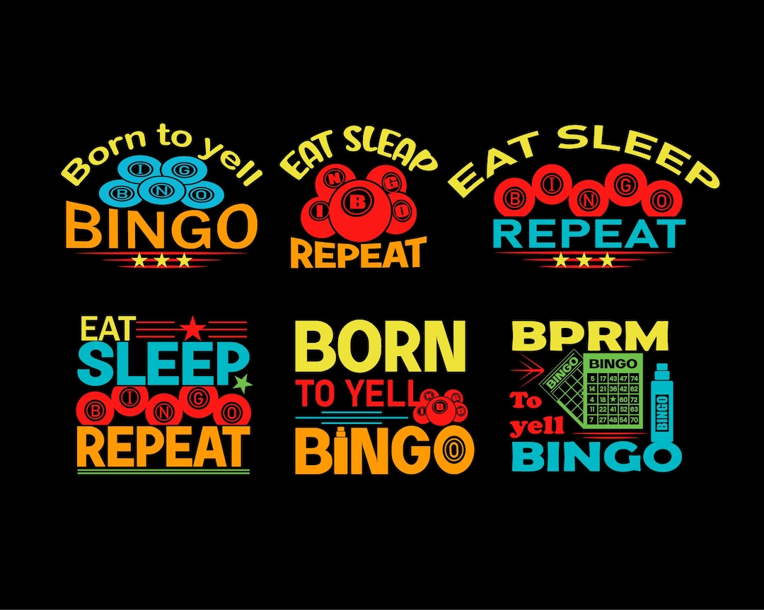 Bingo SVG, Bingo Cutting File for Cricut, Bingo Color Vector, Bingo ...