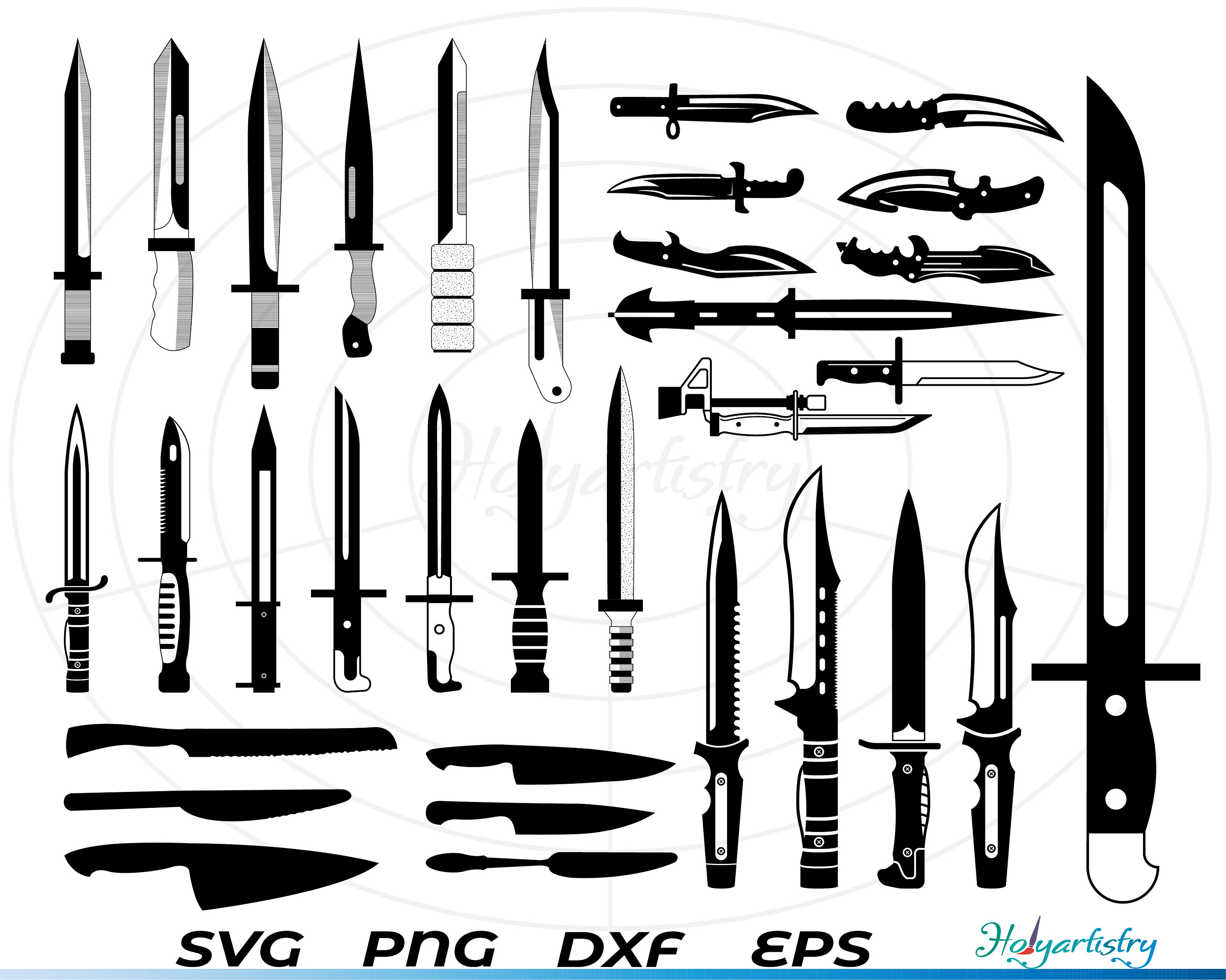 Knife Svg, Knife Vector Svg, Kitchen Knife Svg File, Knife Svg Images ...