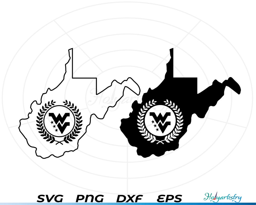 West Virginia State SVG, West Virginia Vector, Silhouette, Cricut File ...