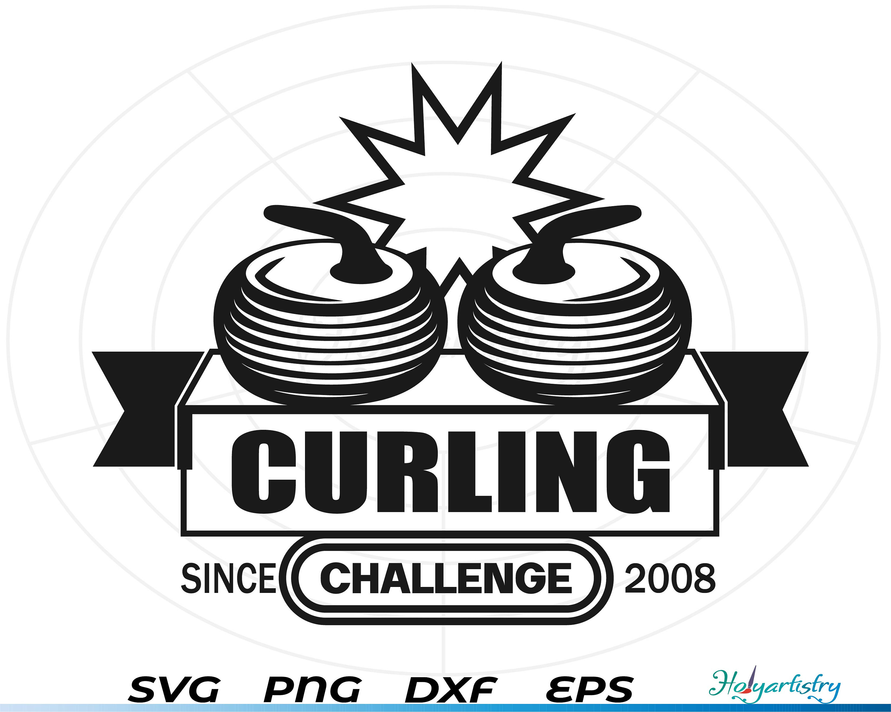 Curling Sport SVG, Curling Cutting File for Cricut, Curling Vector ...
