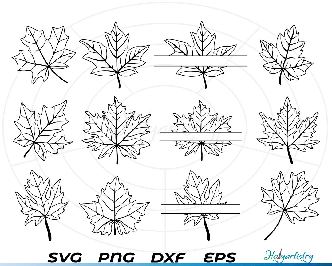 Maple Leaves SVG, Canadian Leaf Svg, Autumn Maple Leaf Svg, Clipart ...