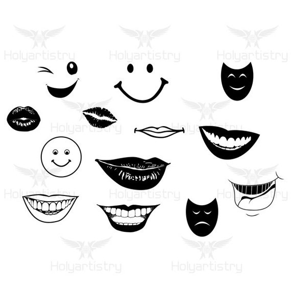 Smile SVG Smile Cutting File for Cricutsmile Vector Files - Etsy