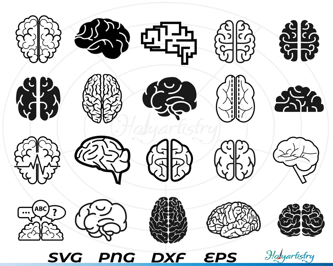 Brain Svg, Mind Svg, Genius Svg, Smart Svg, Intelligence Svg ...