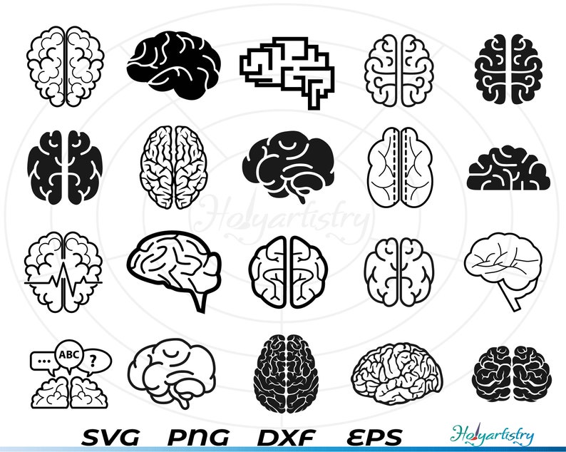 Brain Svg, Mind Svg, Genius Svg, Smart Svg, Intelligence Svg ...
