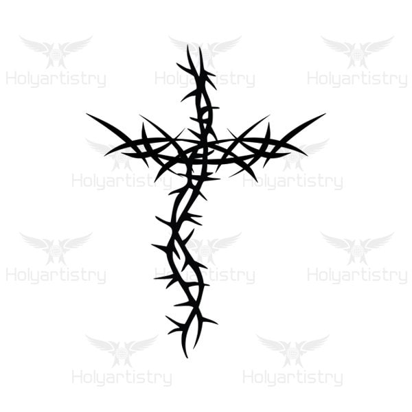 Cross SVG, Crown and Cross Cutting File for Cricut,vector,silhouette ...