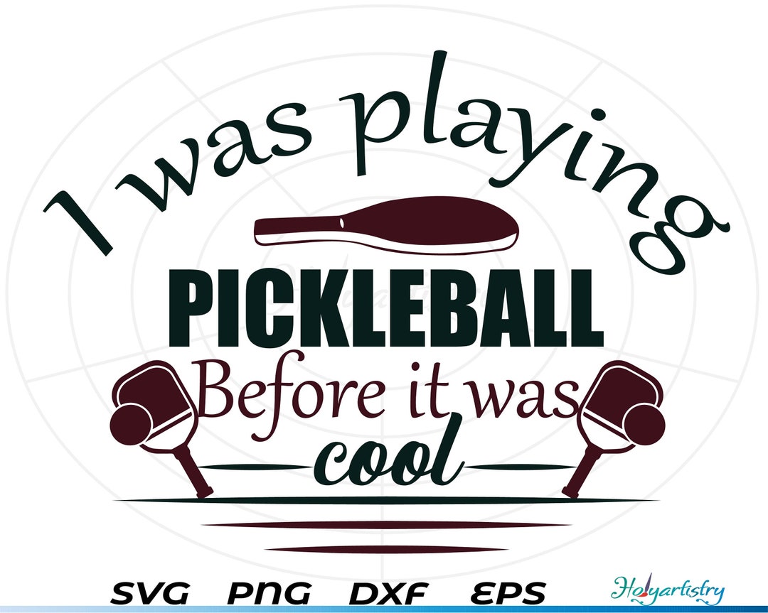 Pickleball SVG, Pickleball Cutting File for Cricut, Vector, Silhouette ...