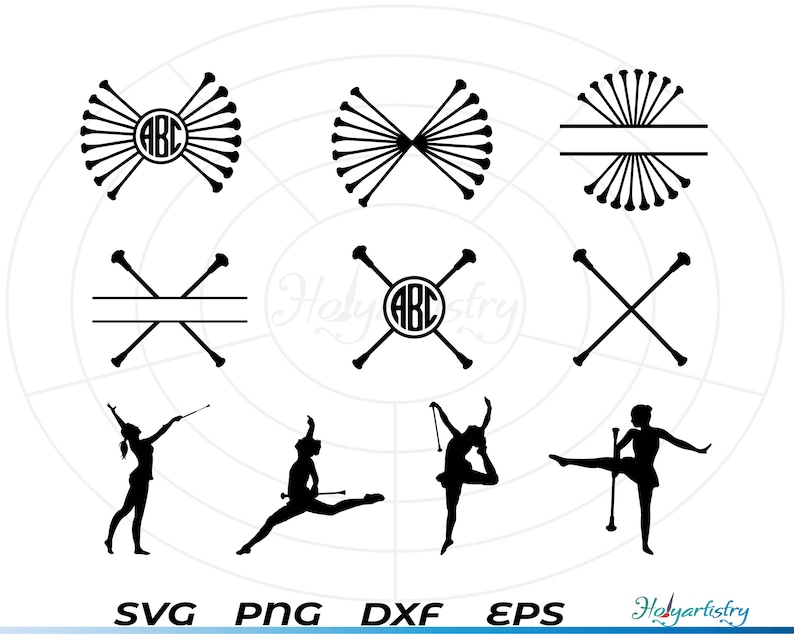 Baton Twirling SVG, Baton Dancing Girl Svg, Baton Svg, Majorette Svg ...
