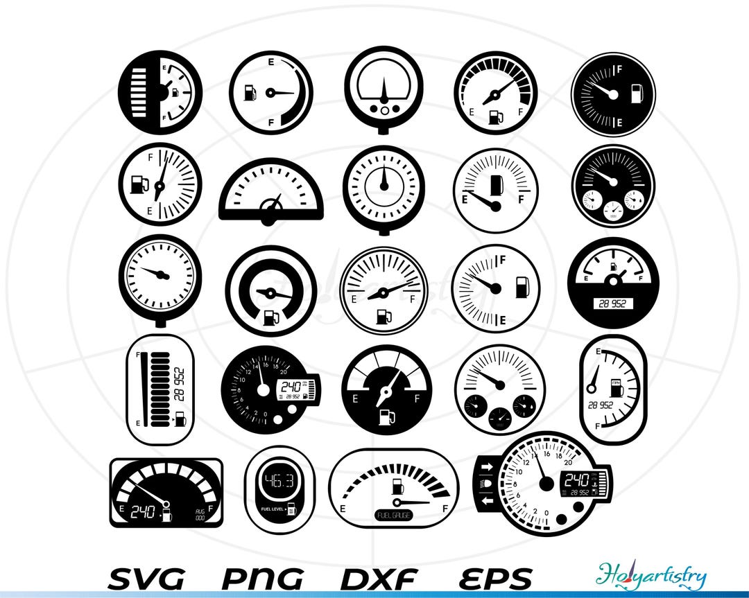 Gauges Speedometer, Tachometer Odometer, Gas Fuel, Vehicle Instrument ...