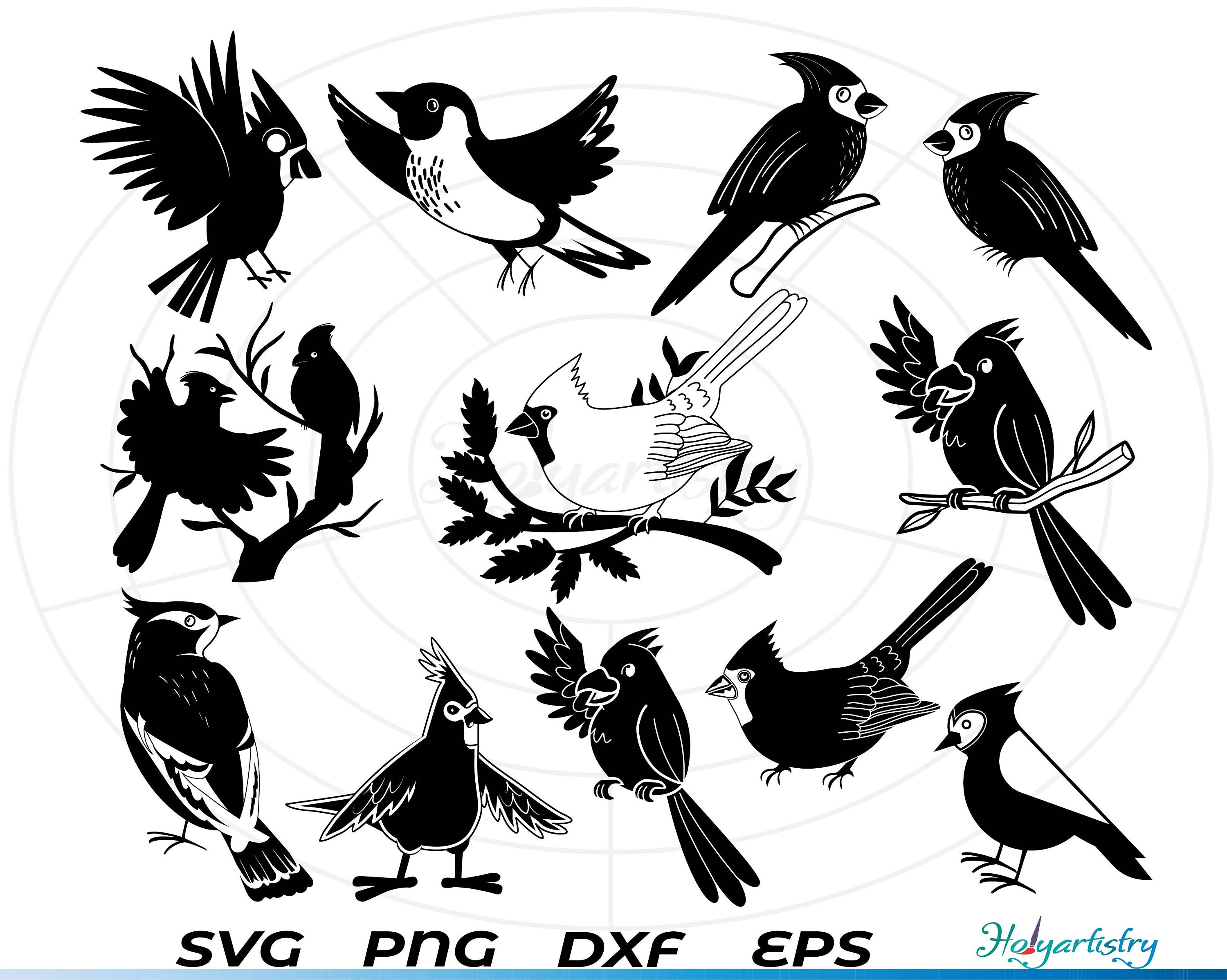 Cardinal SVG, Cardinal Bird Svg, Bird Svg, Cardinal Layered Svg ...