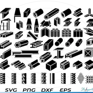 Steel Beam SVG, Construction, Building, Ironworker Svg, Beam Svg ...
