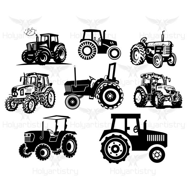 Tractor SVG, Tractor Cutting File for Cricut,tractor Vector Files ...