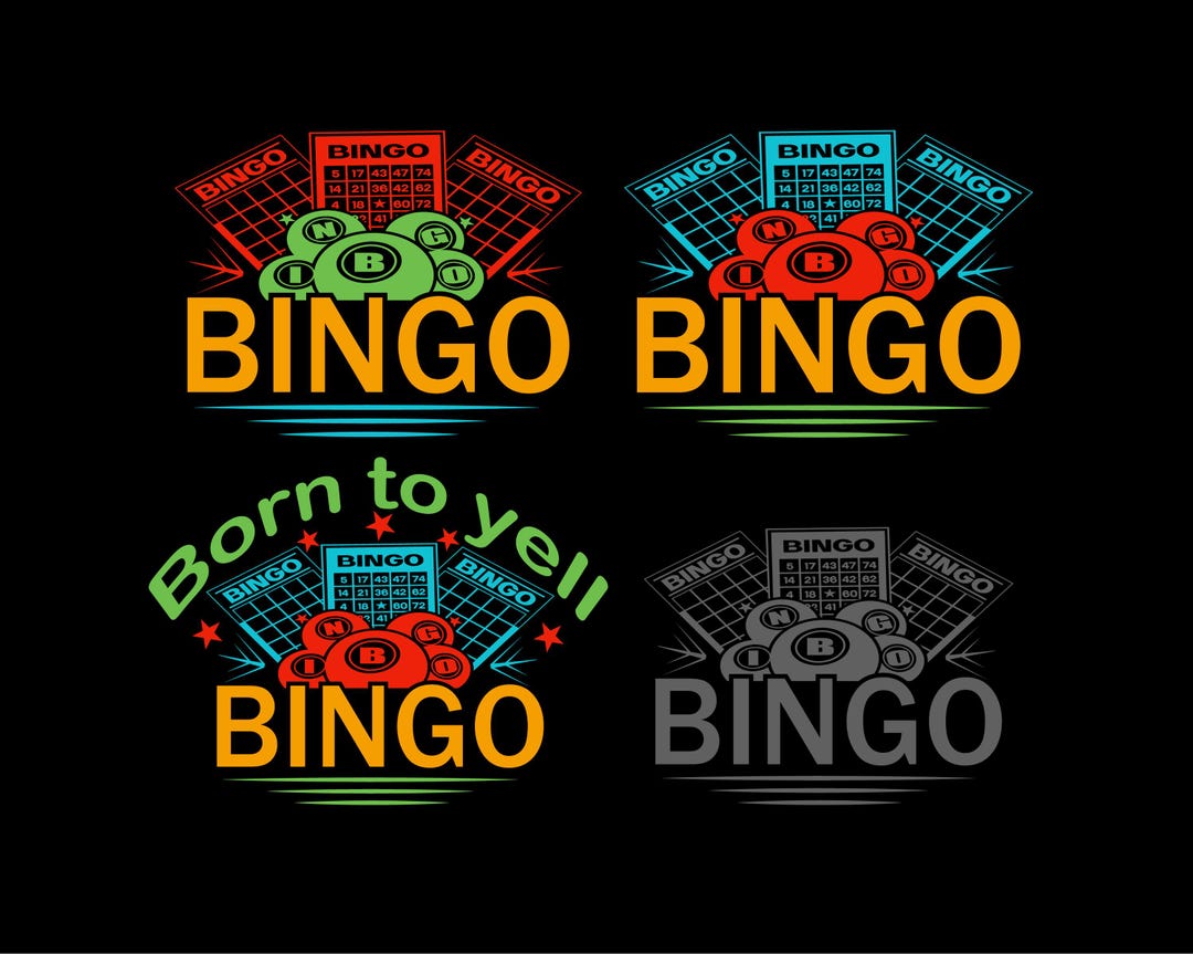 Bingo SVG, Bingo Cutting File for Cricut, Bingo Color Vector, Bingo ...