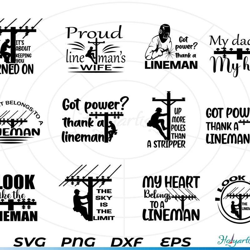 Lineman Svg Files - Etsy