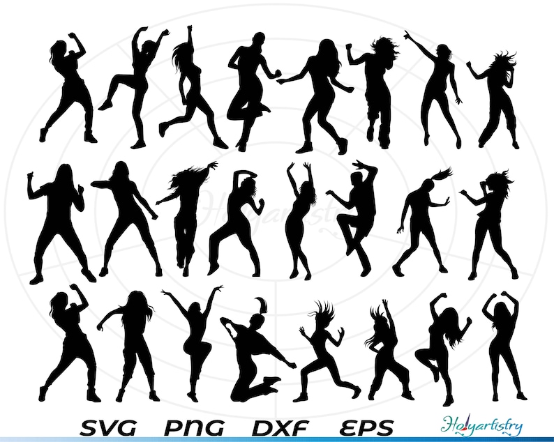 Dance Svg Dance Silhouette Dance Svg Bundle Dance Cut File Dancers Svg Dance Clipart