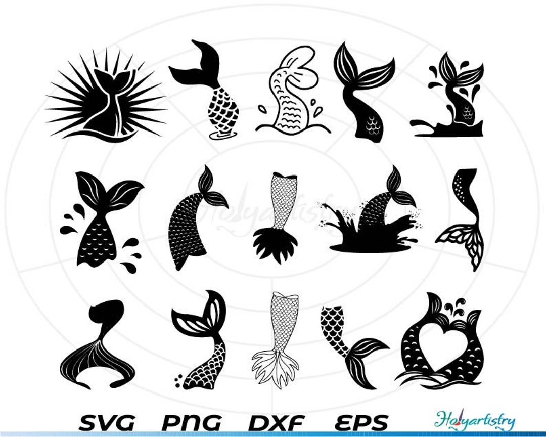 Mermaid Tail SVG / Mermaid SVG / Cut File / Cricut / Commercial Use ...