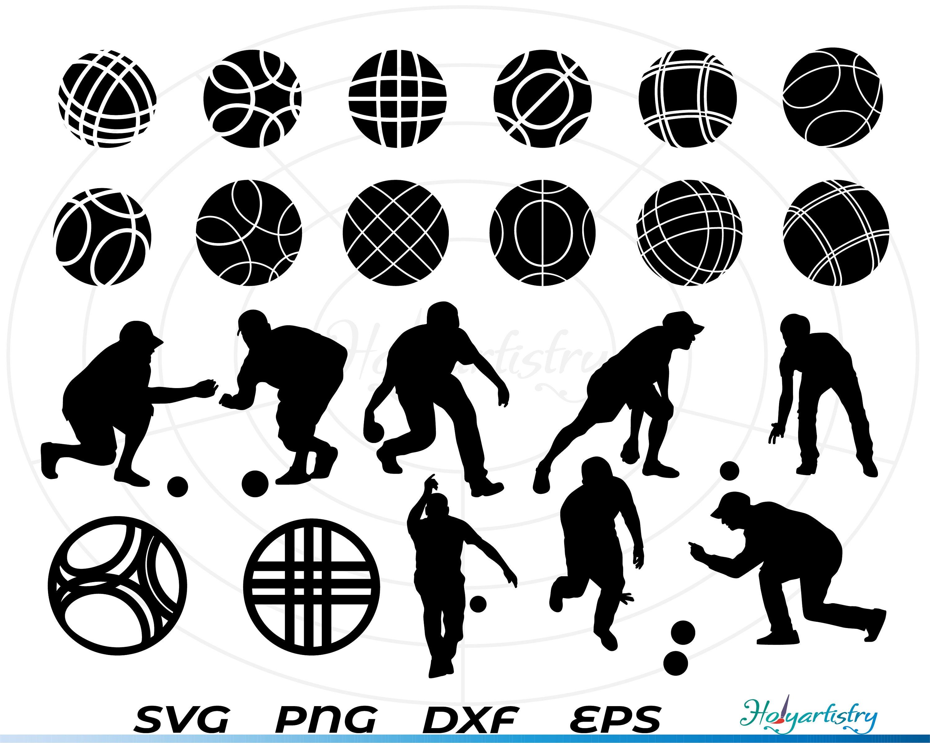 Bocce Ball SVG, Bocceball Svg, Bocce Svg, Ball Svg, Clipart, Cut Files ...