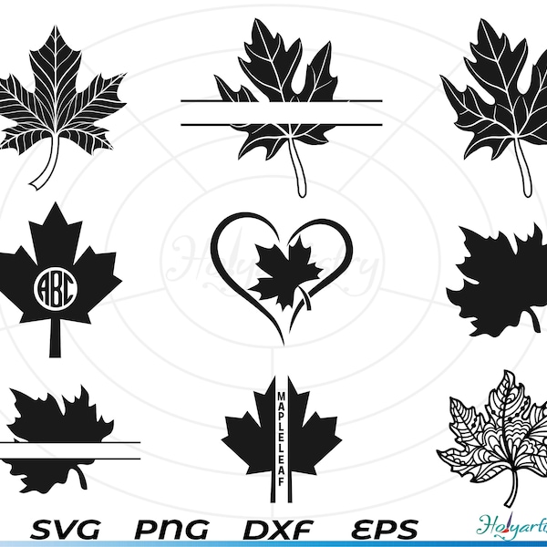 Maple Leaf Design - Etsy