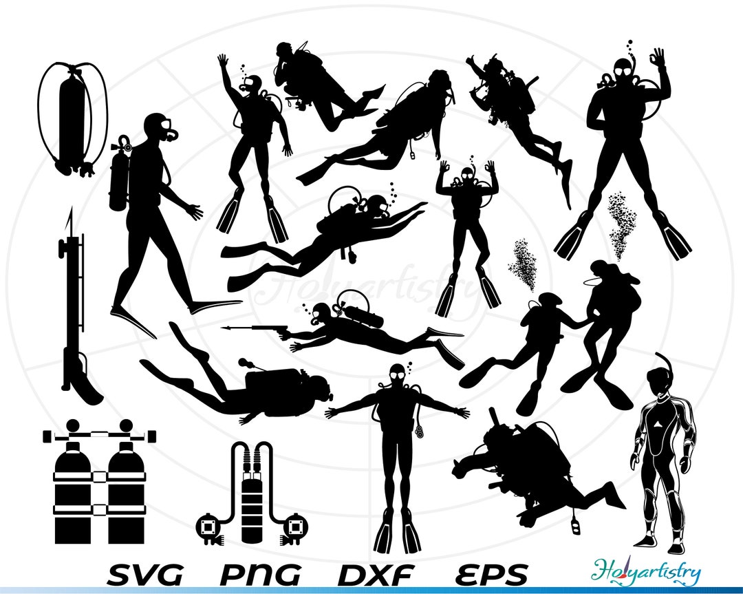 Scuba Diving SVG, Scuba Diver Svg, Scuba Dive Svg, Sport Svg, Clipart ...