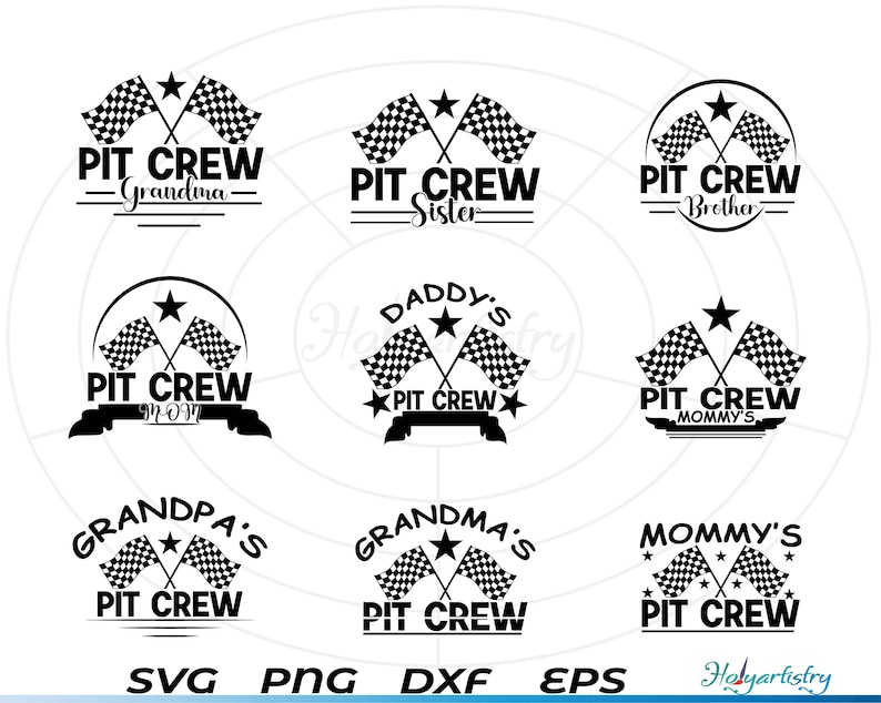 Racing Flags Svg, Pit Crew Flags Clipart, Racing Flags Cut Files for ...
